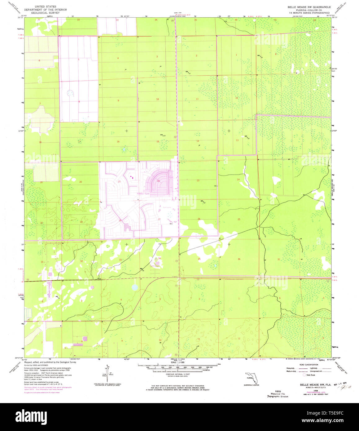 Map of meade Cut Out Stock Images & Pictures - Alamy