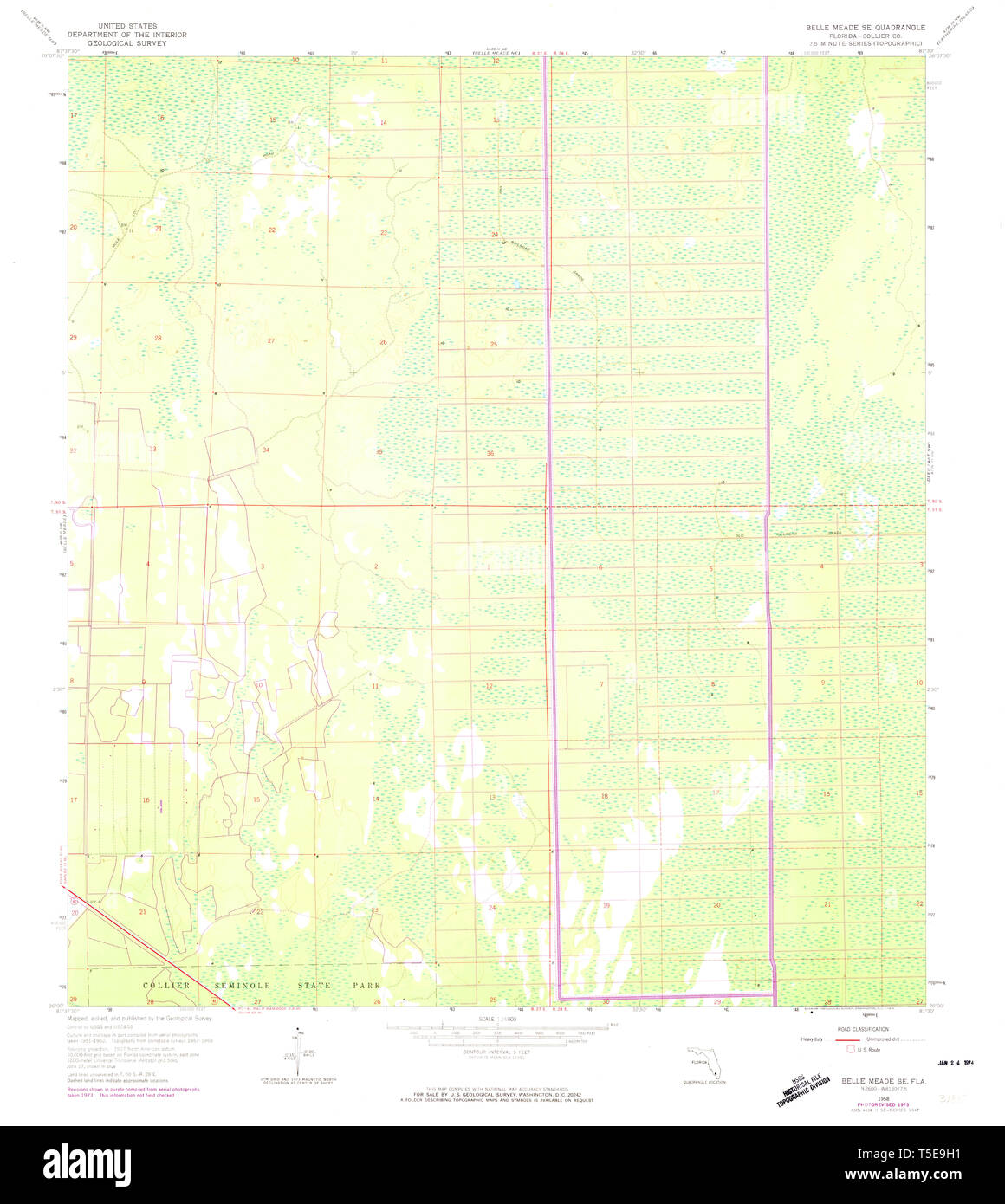 Map of meade Cut Out Stock Images & Pictures - Alamy