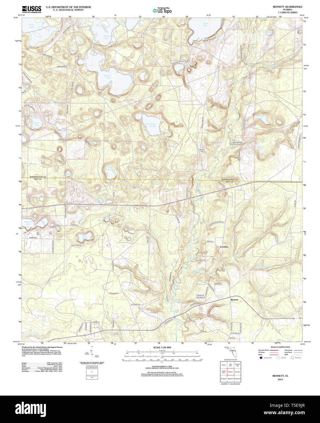 Topo map florida hi-res stock photography and images - Alamy