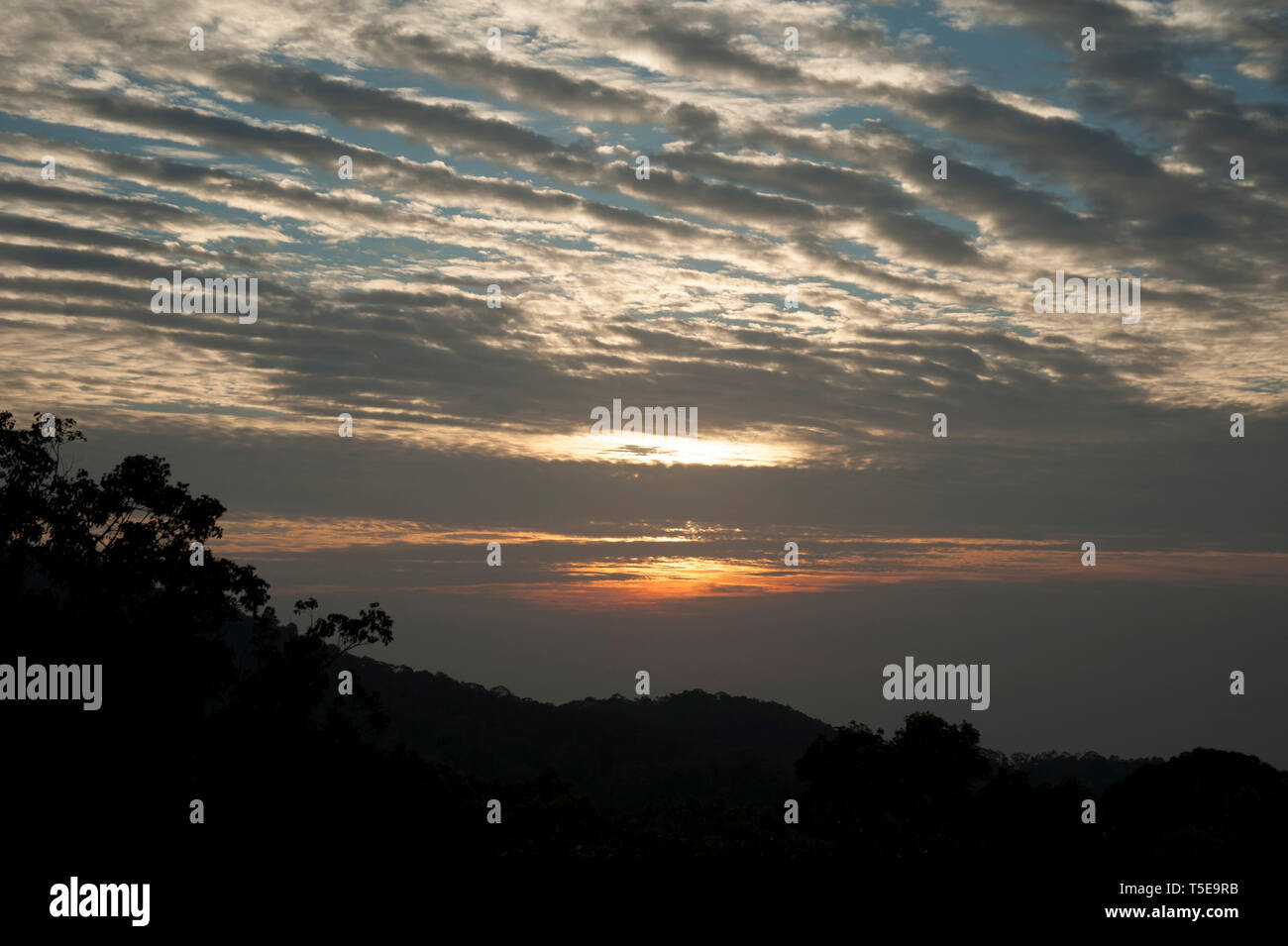 Sunset from Penang Hill, Penang, Malaysia, Asia Stock Photo - Alamy