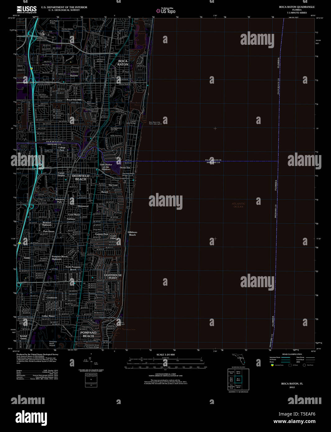 Raton map hi-res stock photography and images - Alamy