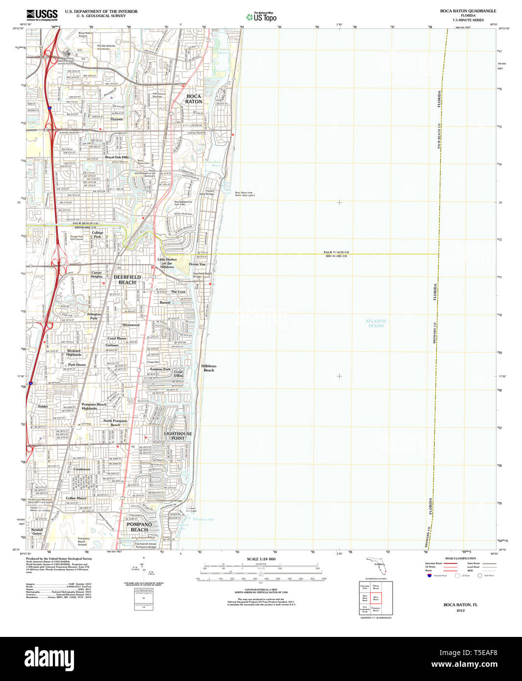 Raton map hi-res stock photography and images - Alamy