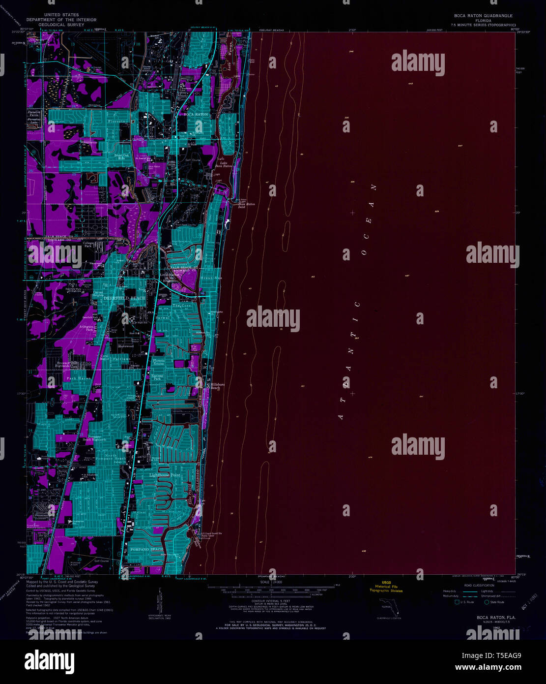 Raton map hi-res stock photography and images - Alamy