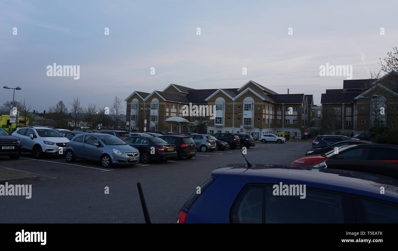 Barnet Hospital car park , London, United Kingdom Stock Photo - Alamy
