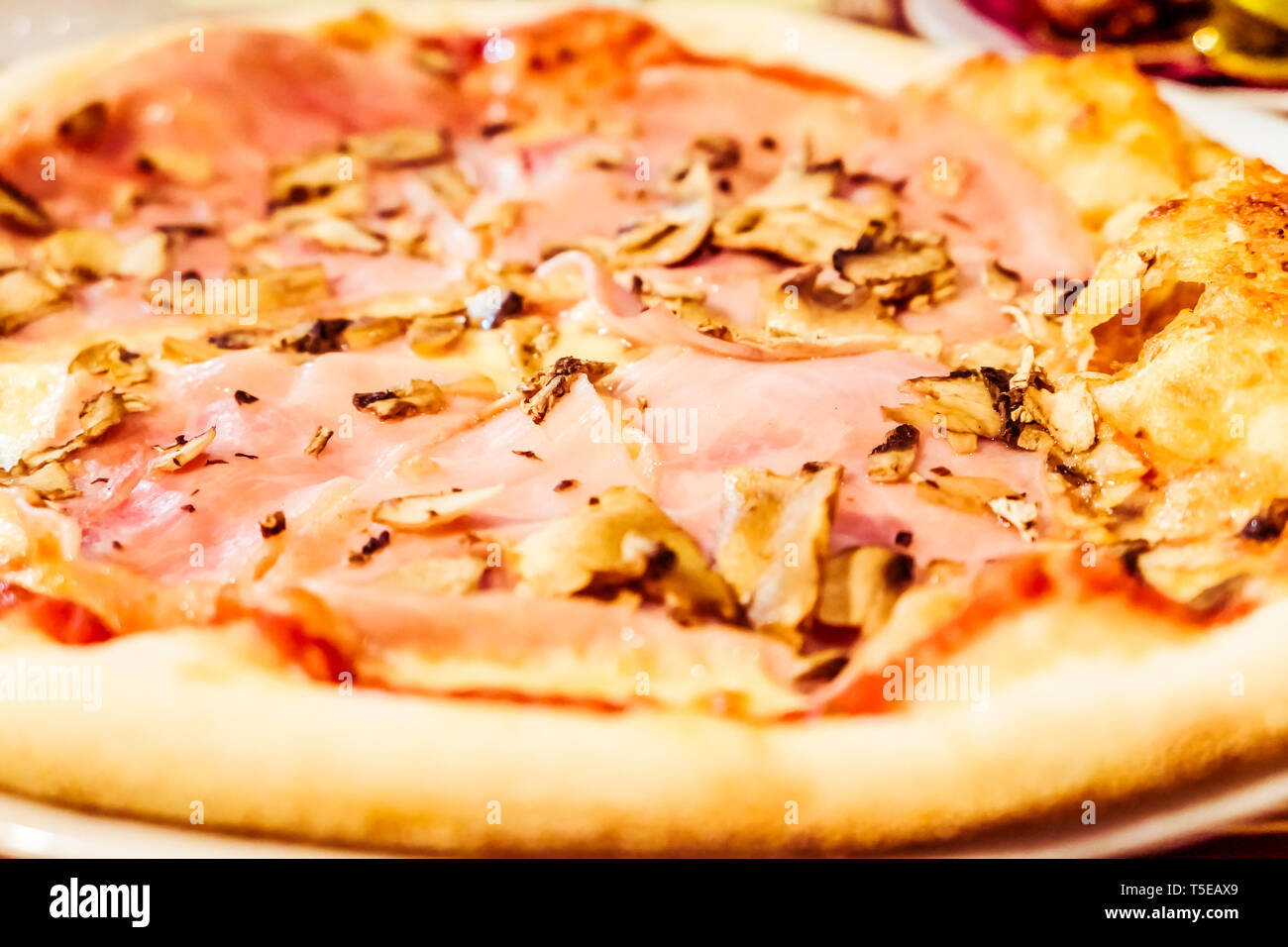 Restaurant service, food recipes and european holiday concept ...