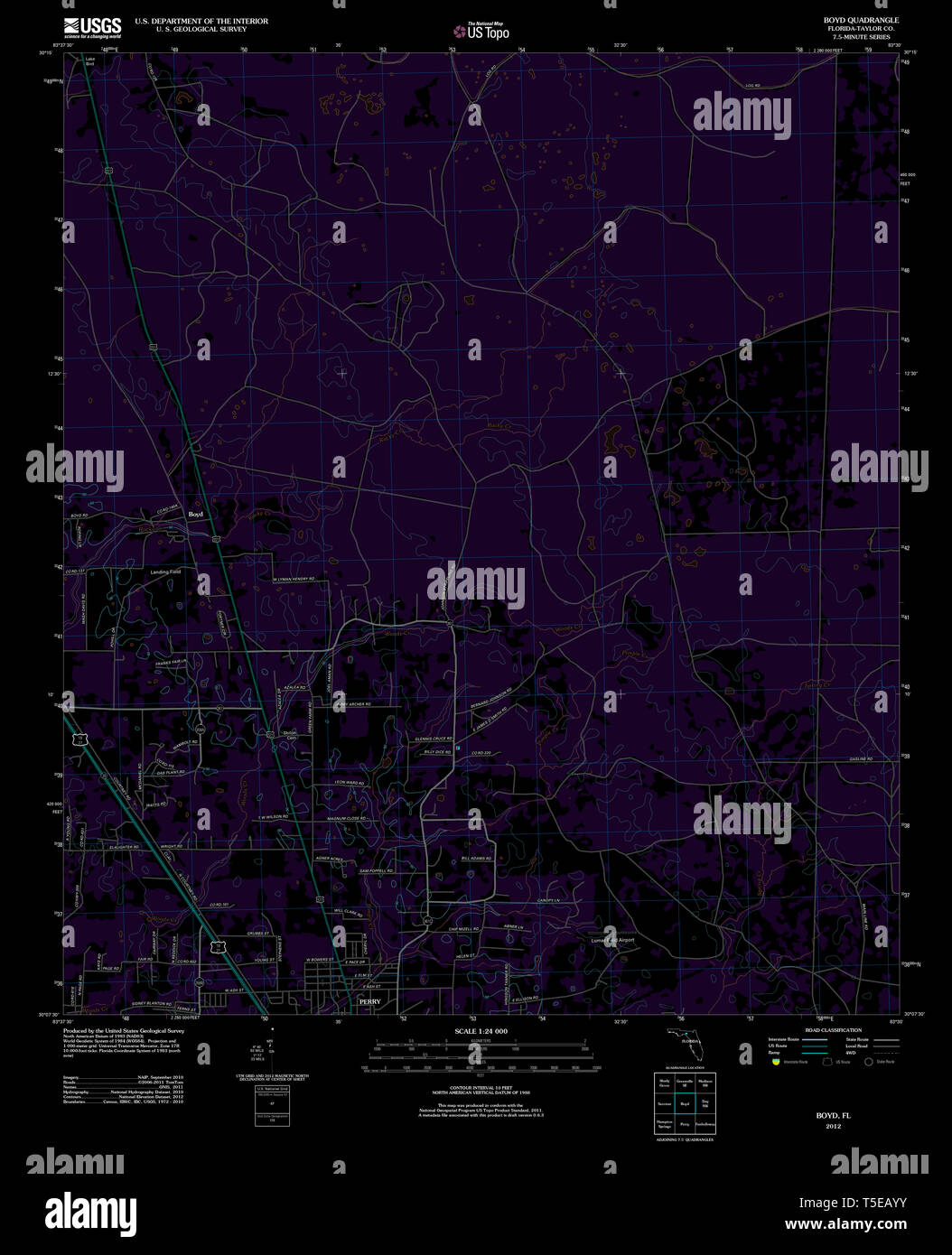 Map of boyd hi-res stock photography and images - Alamy