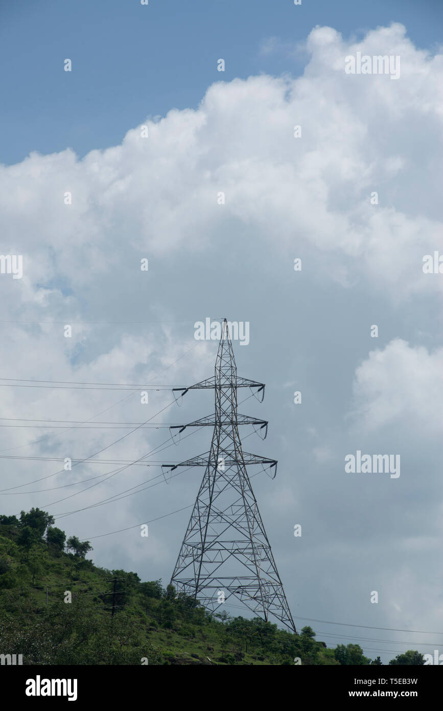 High tension voltage line hi-res stock photography and images - Alamy