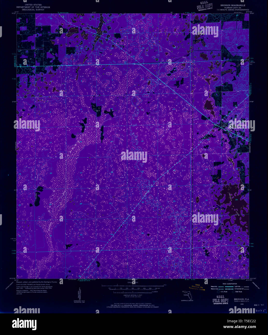 Bronson map hi-res stock photography and images - Alamy