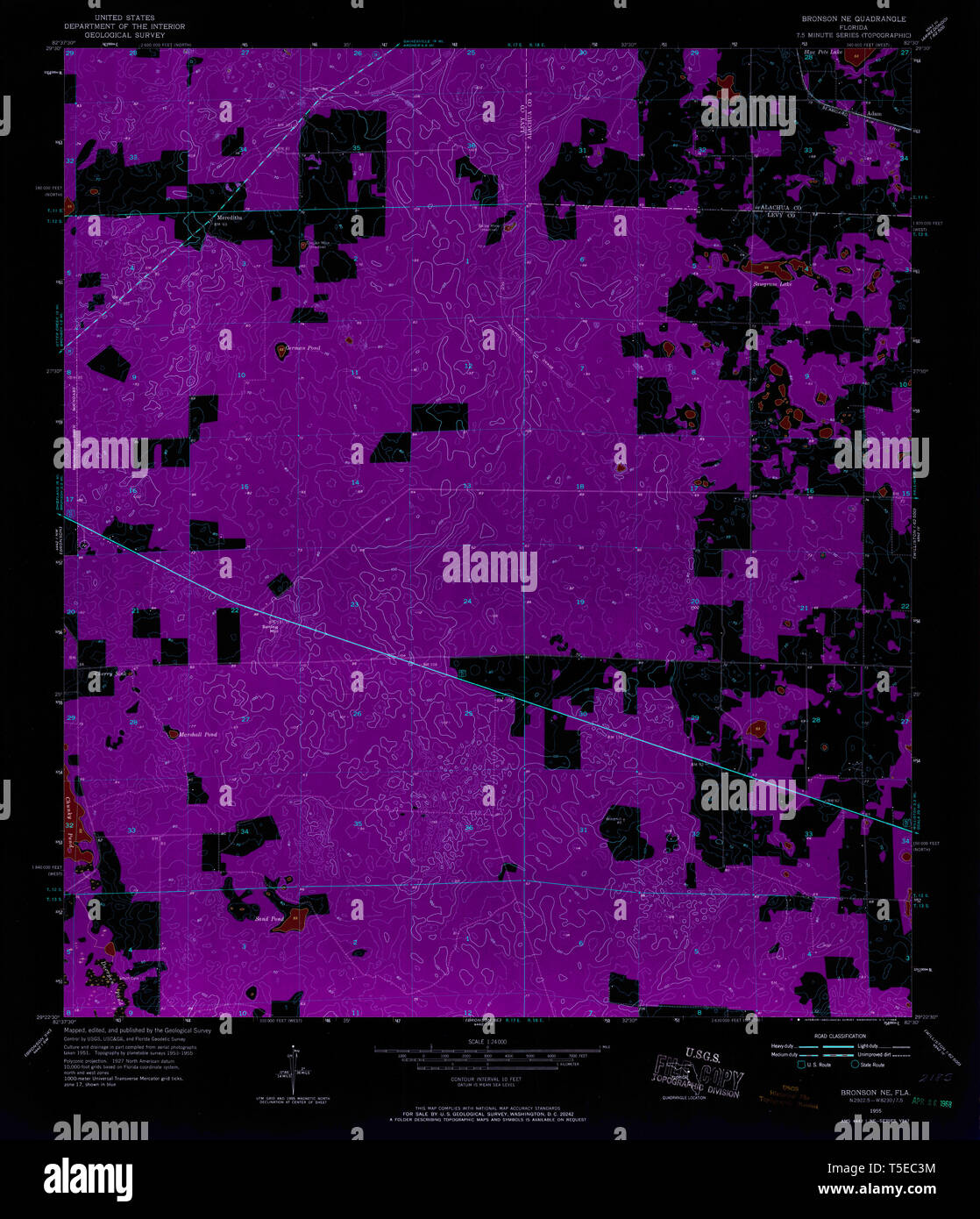 Bronson map hi-res stock photography and images - Alamy