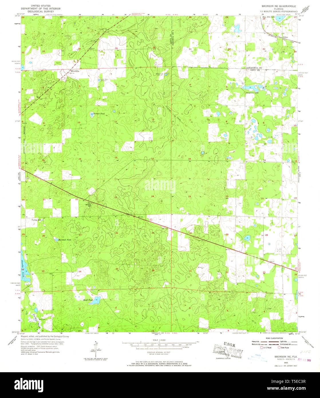 Bronson map hi-res stock photography and images - Alamy