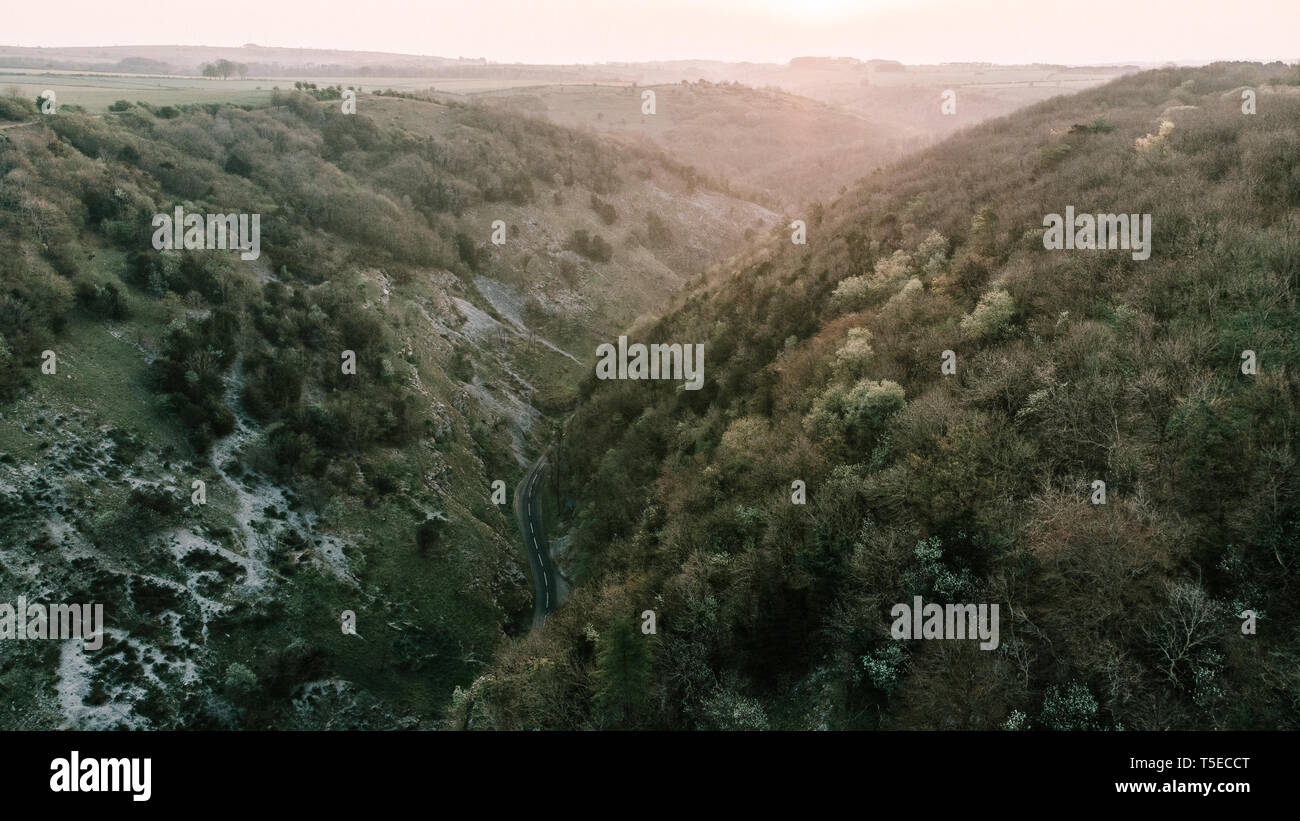 Cheddar gorge aerial hi-res stock photography and images - Alamy