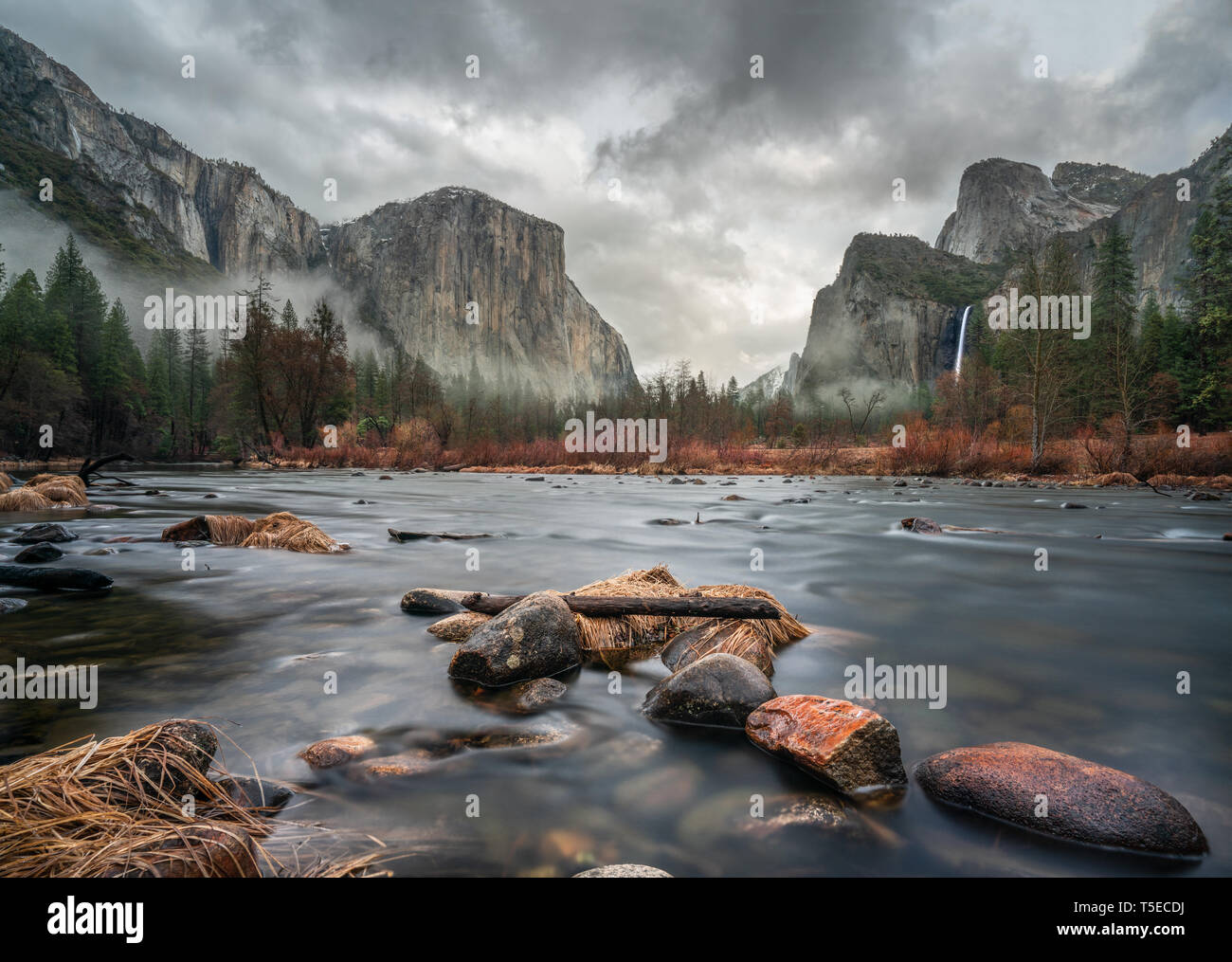 Valley view after the rain Stock Photo - Alamy