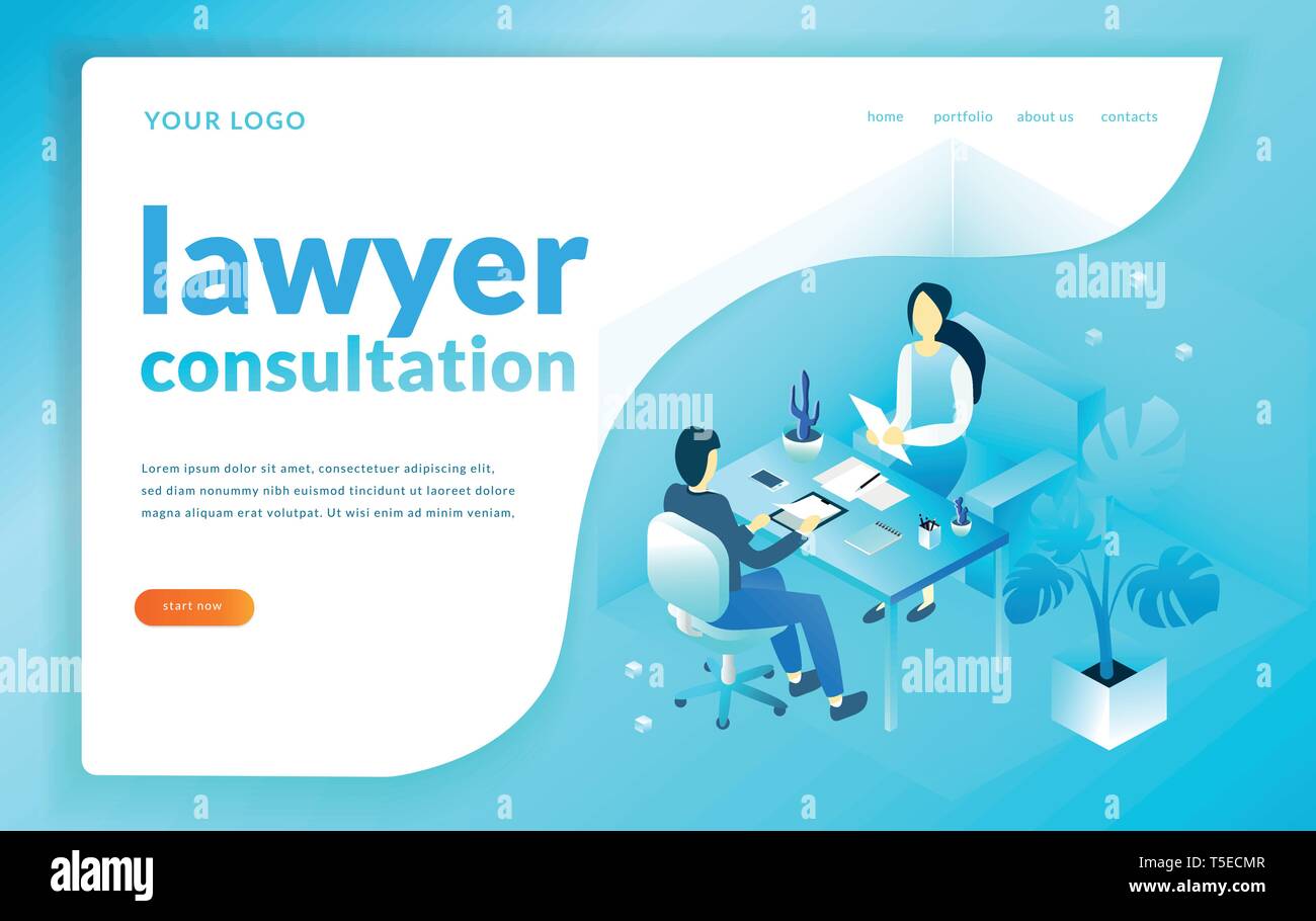 Lawyer client table Stock Vector Images - Alamy