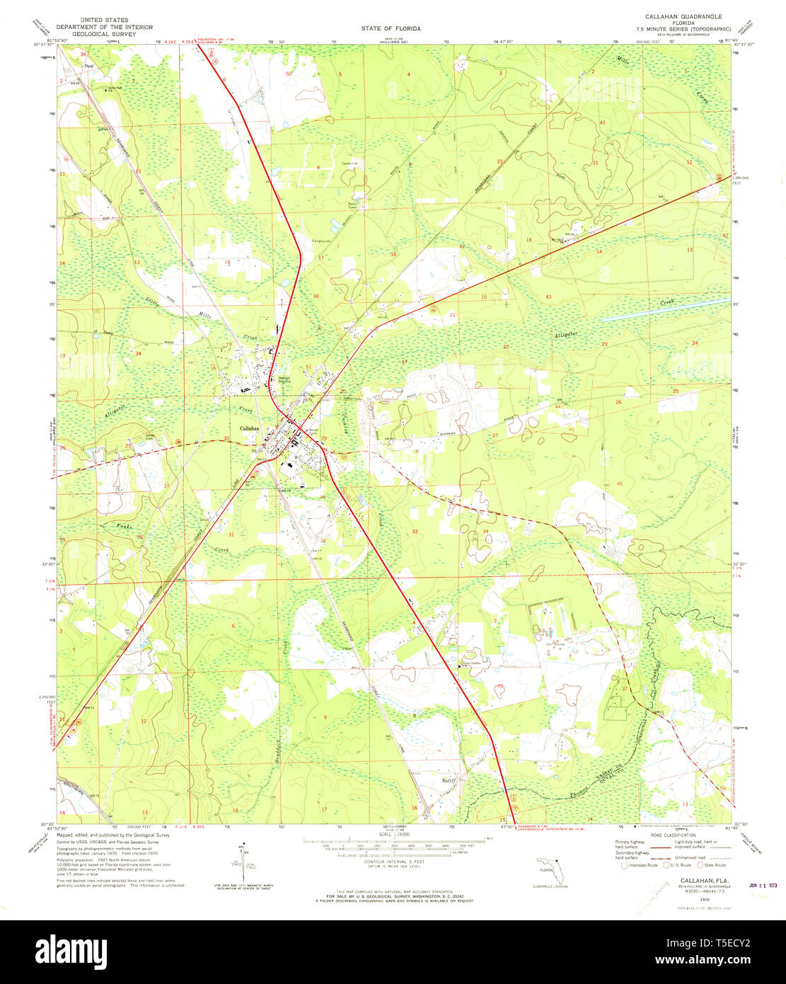 Map of callahan hi-res stock photography and images - Alamy