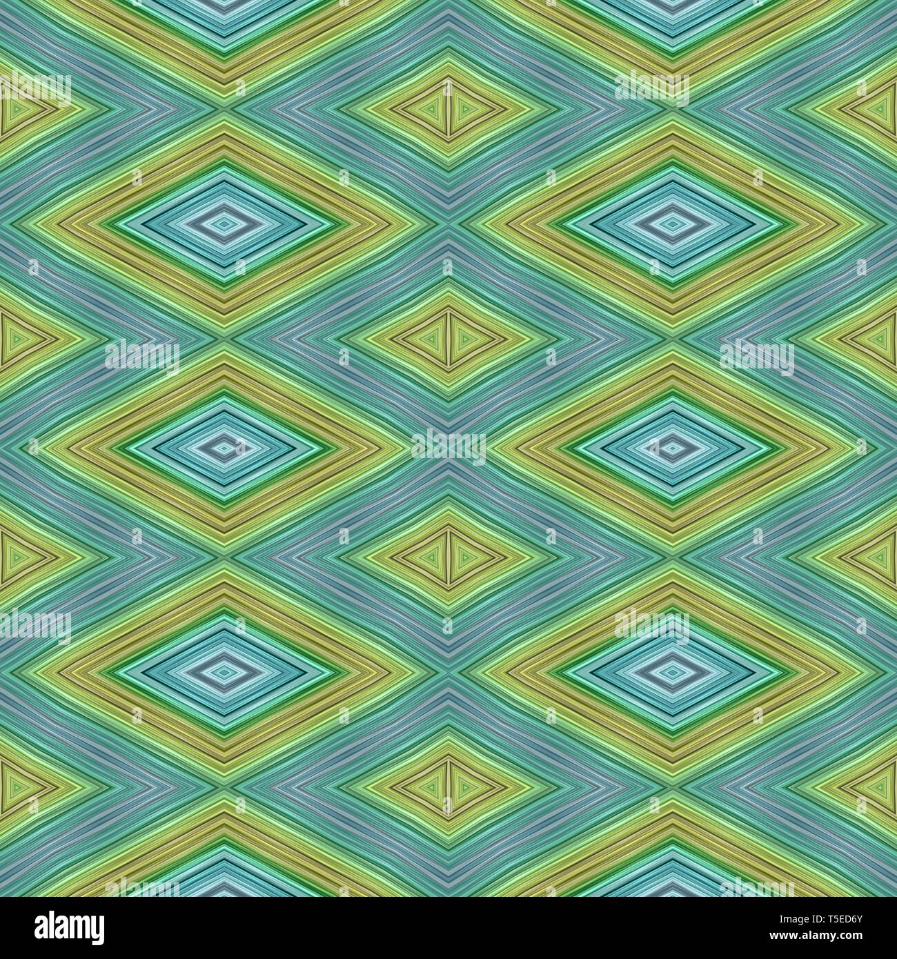 seamless diamond pattern with turquoise, light green, green colors ...