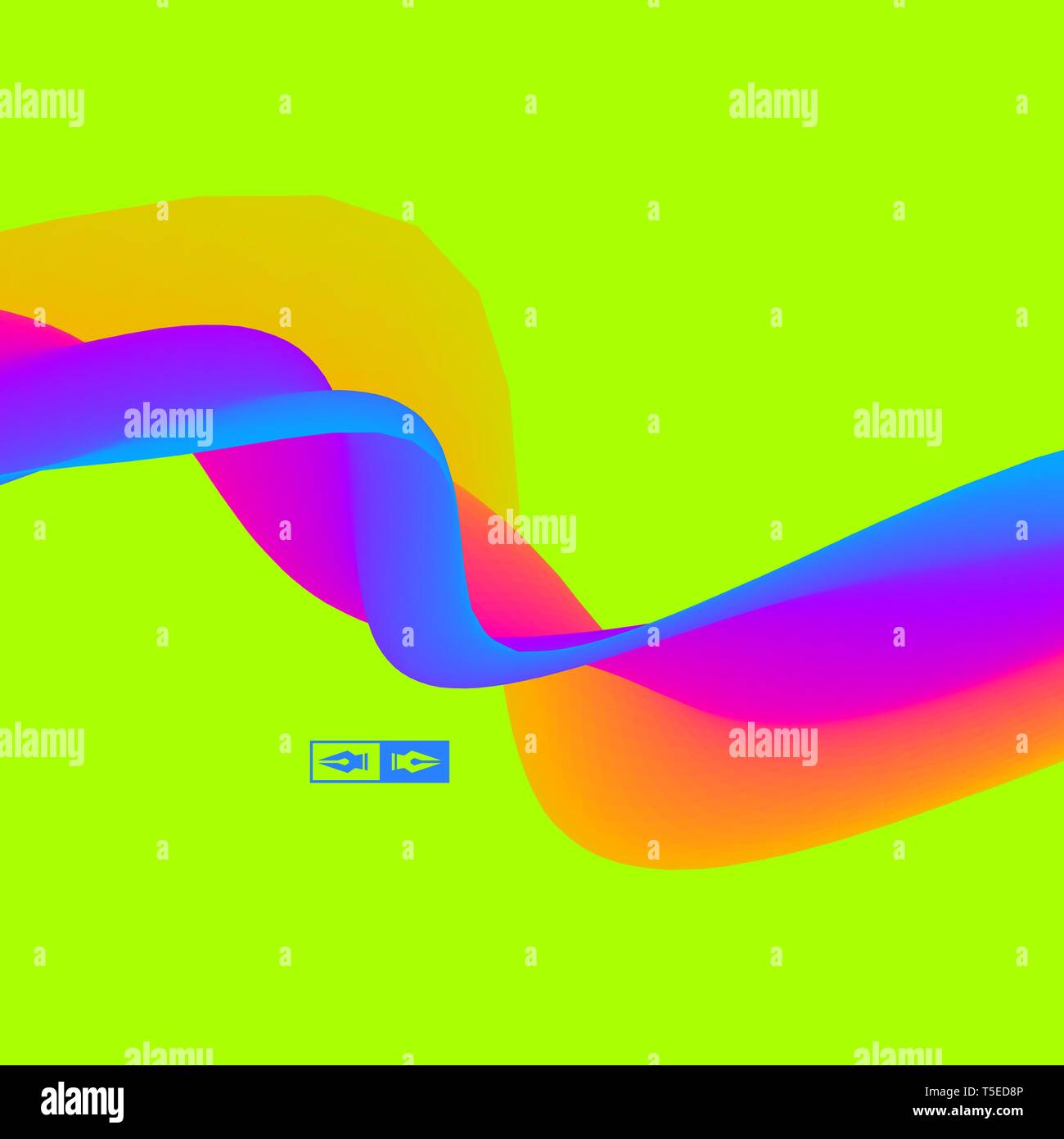 Colorful Abstract Background. Dynamic Effect. Futuristic Technology ...