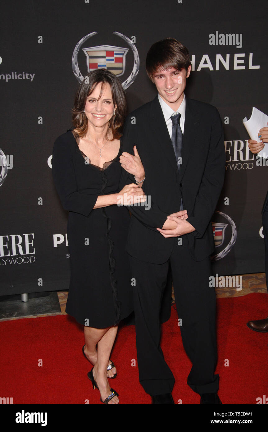 LOS ANGELES, CA. September 20, 2006: Actress SALLY FIELD & son SAM at ...