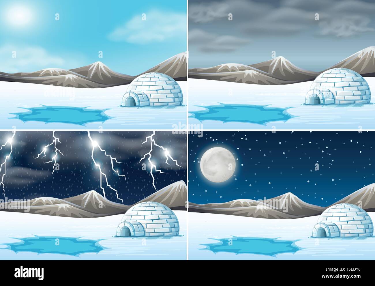 Different weather Stock Vector Images - Alamy
