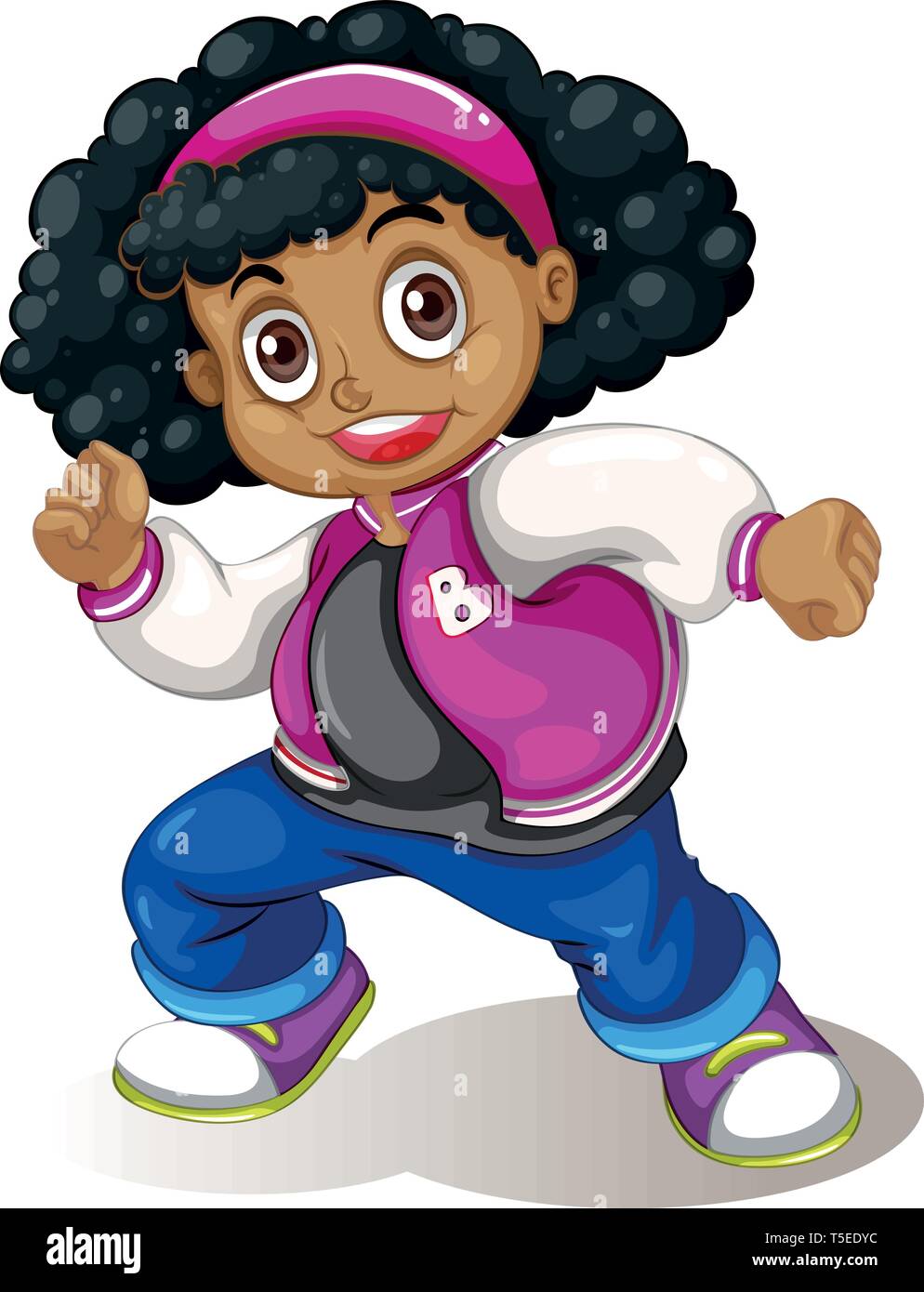Hip Hop Girl Dance Clip Art