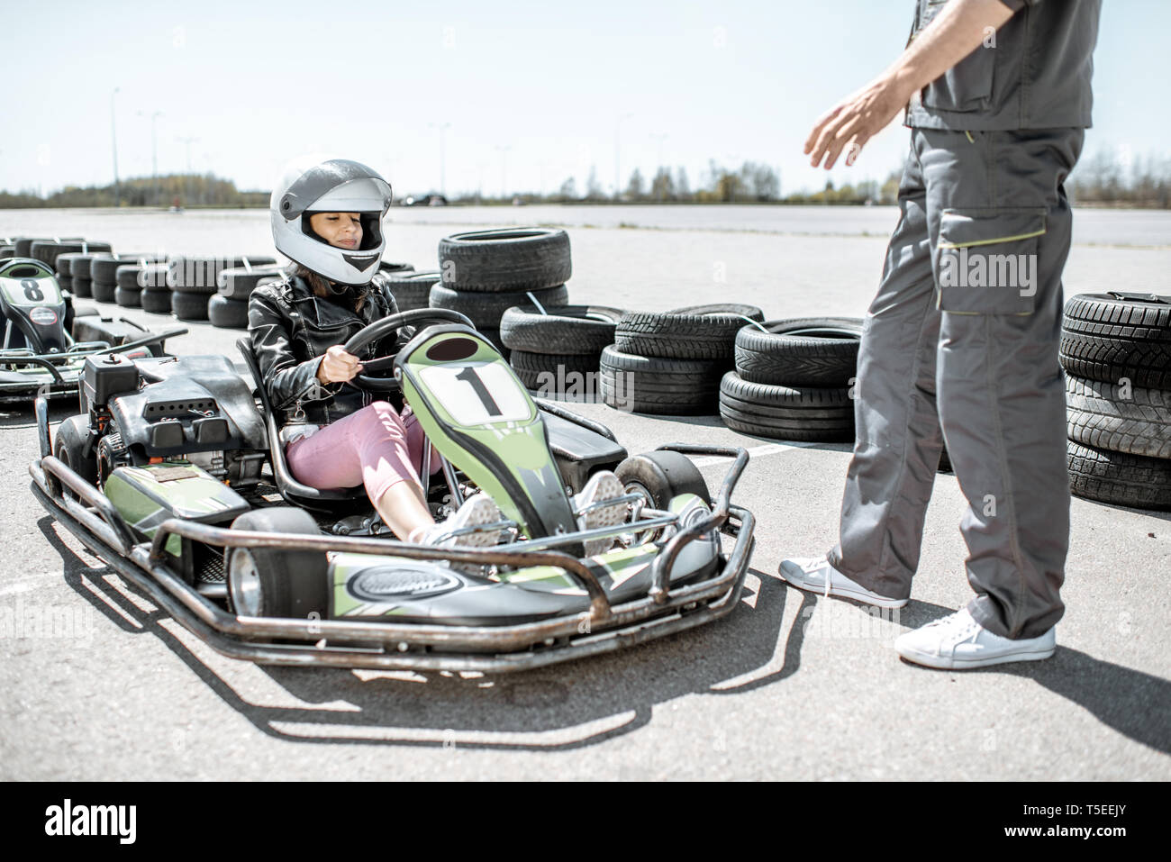Woman racing driver hi-res stock photography and images - Alamy