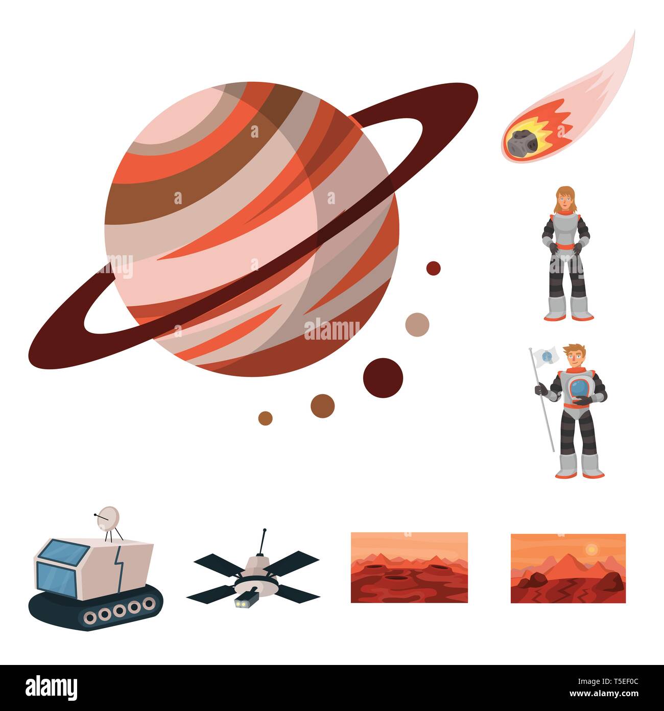 planet,comet,astronaut,station,satellite,mars,surface,system,asteroid ...