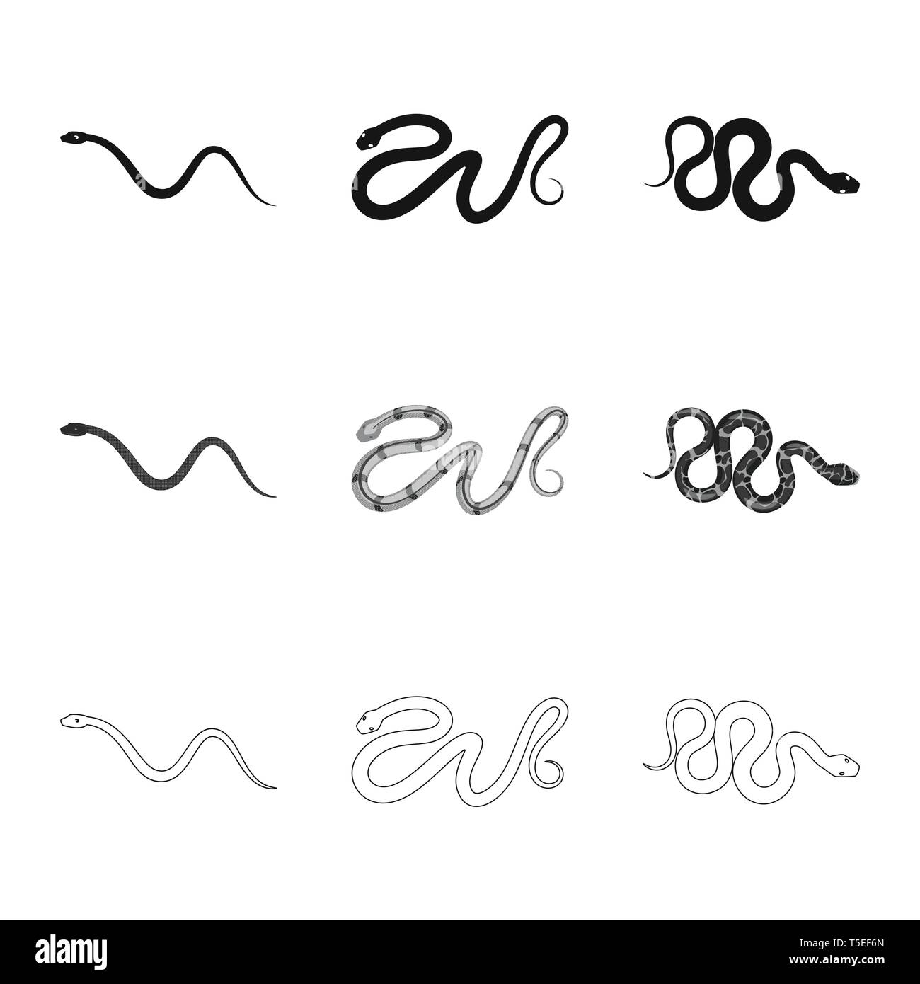 Brazil snake Stock Vector Images - Alamy