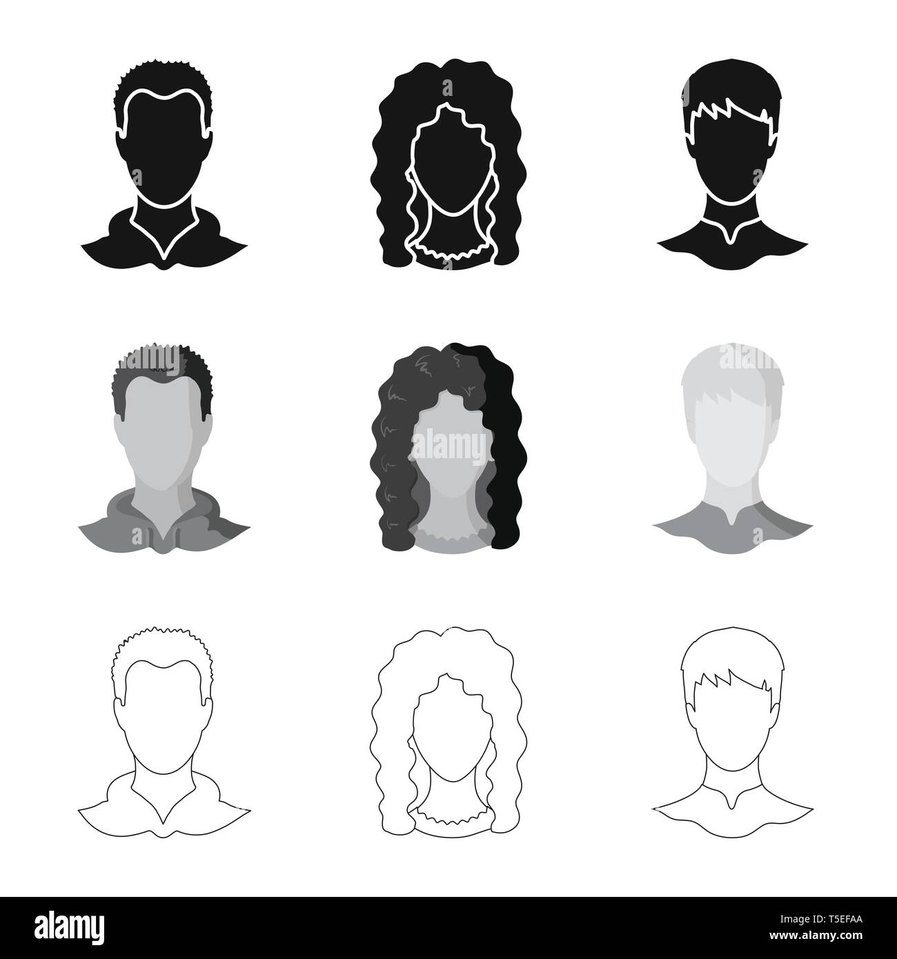 Vector design of professional and photo symbol. Collection of ...