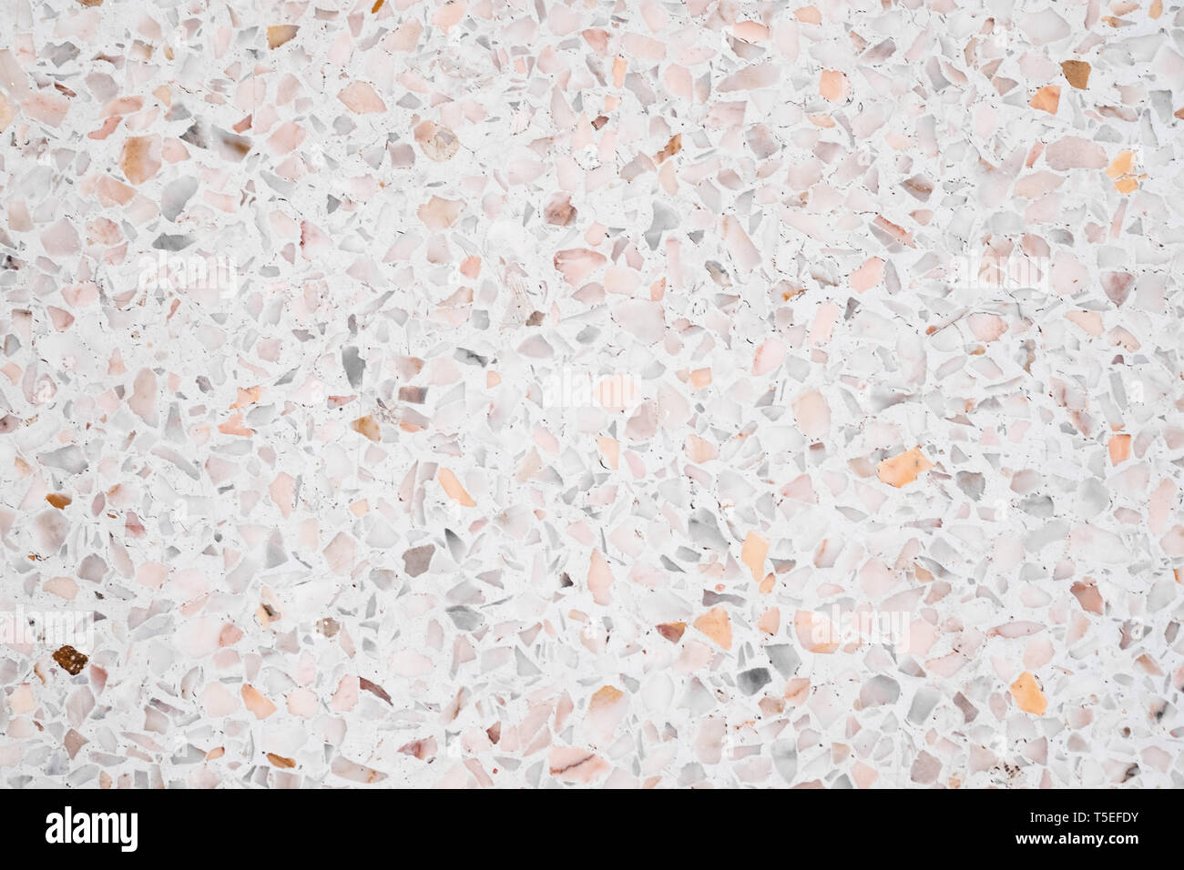 Terrazzo polished stone floor and wall pattern and colour surface ...
