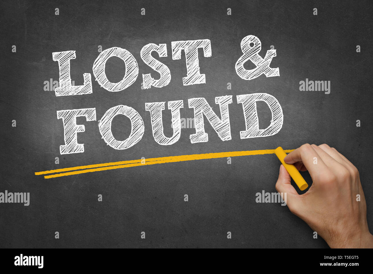 Lost property sign hi-res stock photography and images - Alamy