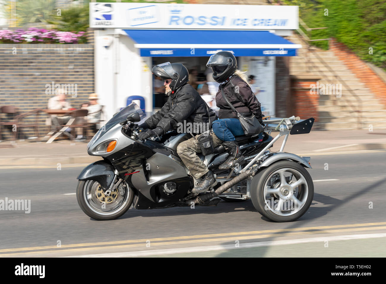 Three wheeled Suzuki Hayabusa GSX1300R at the Southend Shakedown ...