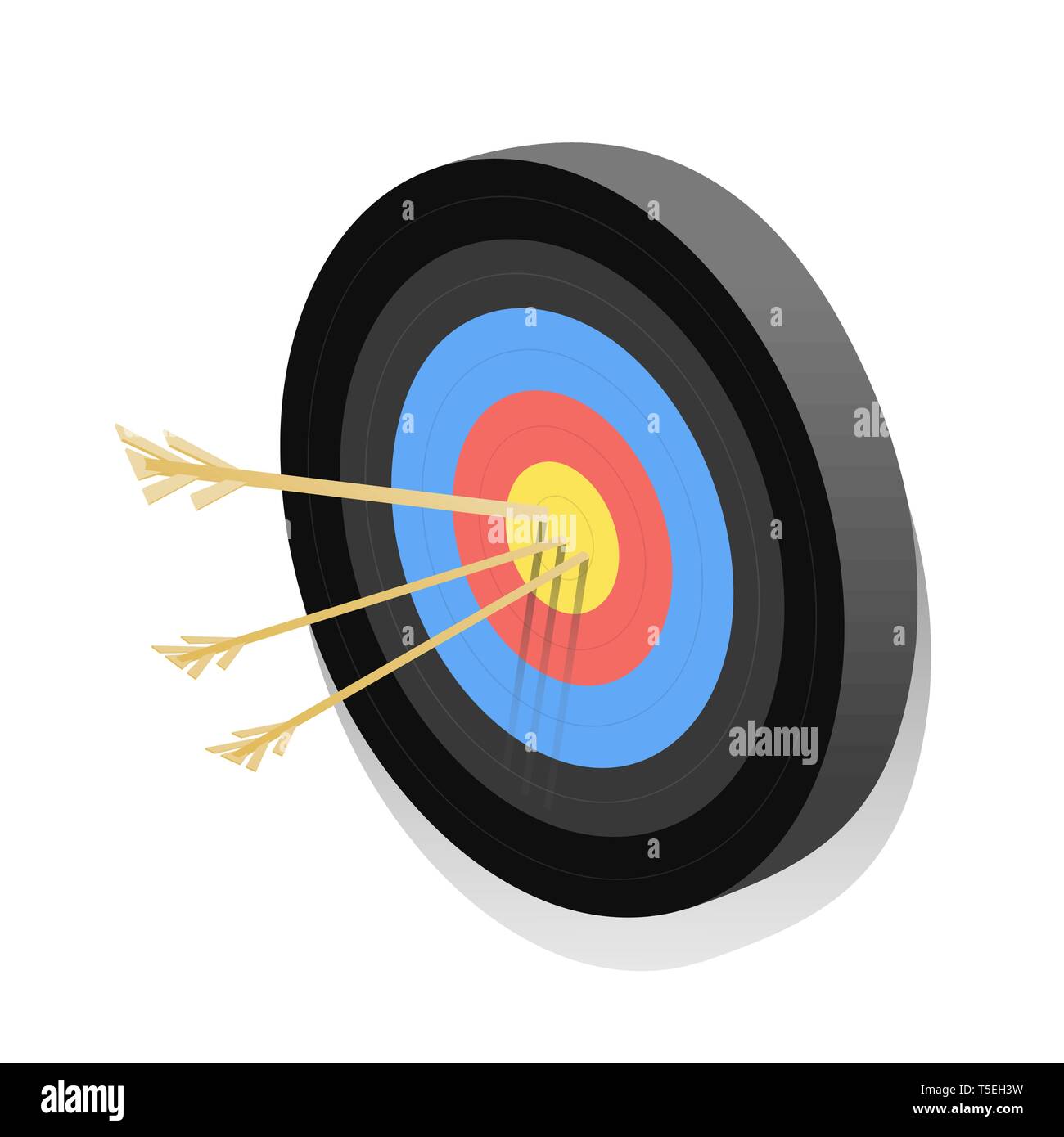 Target With Arrow Clip Art Target With Arrows 10384986 Vector Art At
