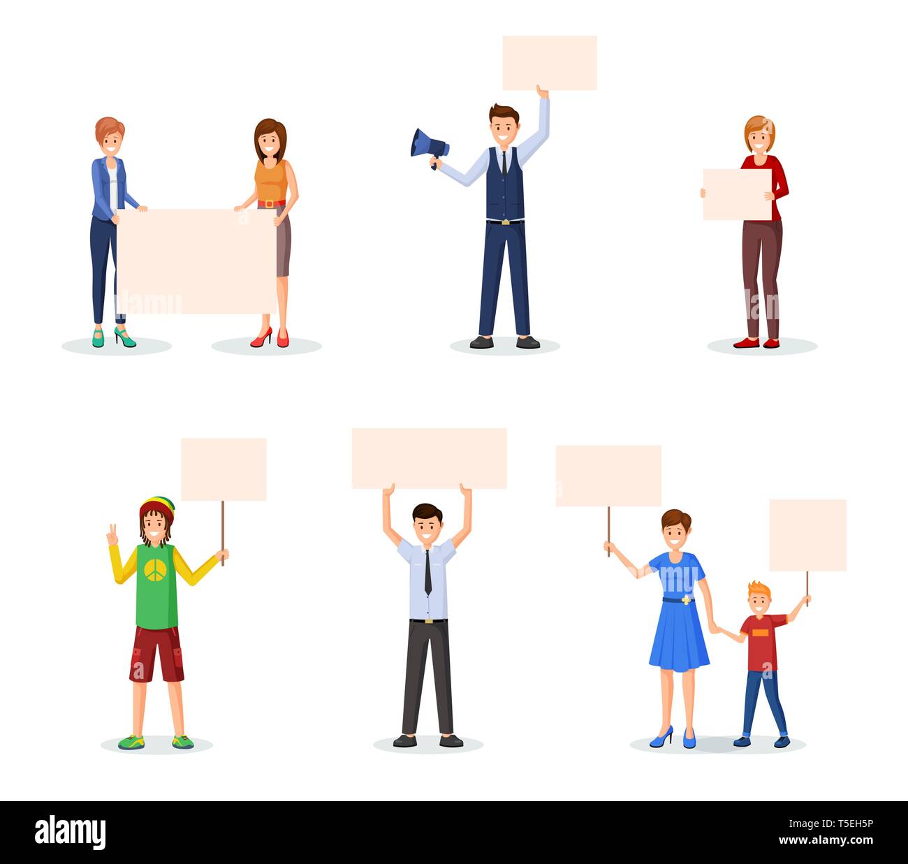 Human rights activists activism Stock Vector Images - Alamy