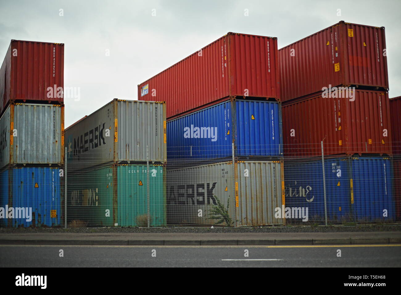 Belfast, County Antrim, Northern Ireland, 29, March, 2019 - Colourful ...