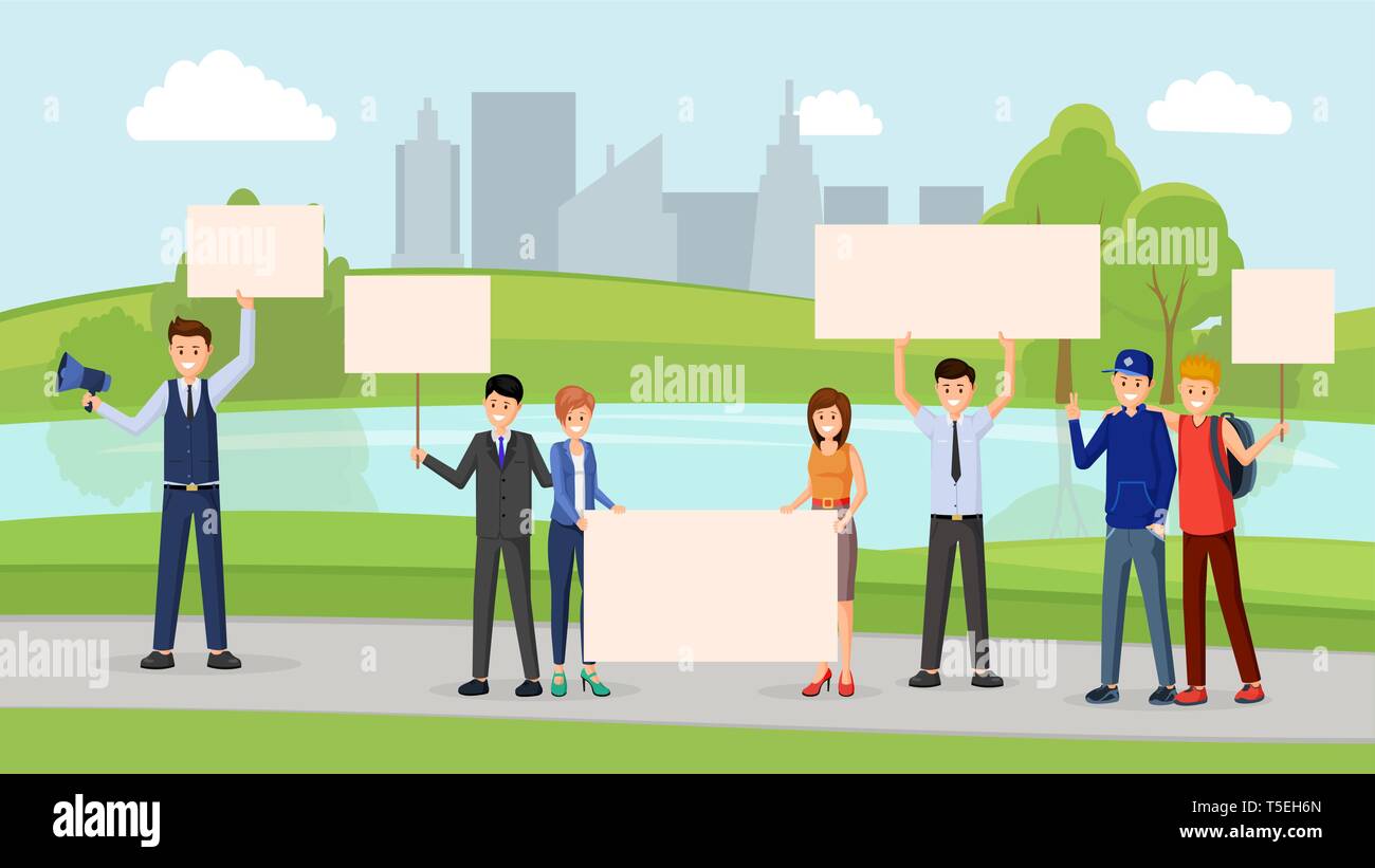 Environmental protest poster Stock Vector Images - Alamy