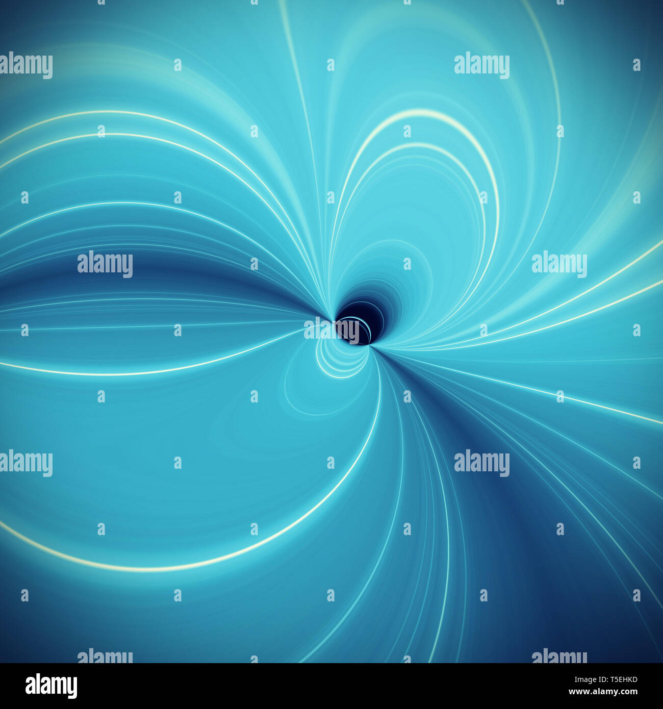 Abstract blue circle pattern digital background Stock Photo - Alamy