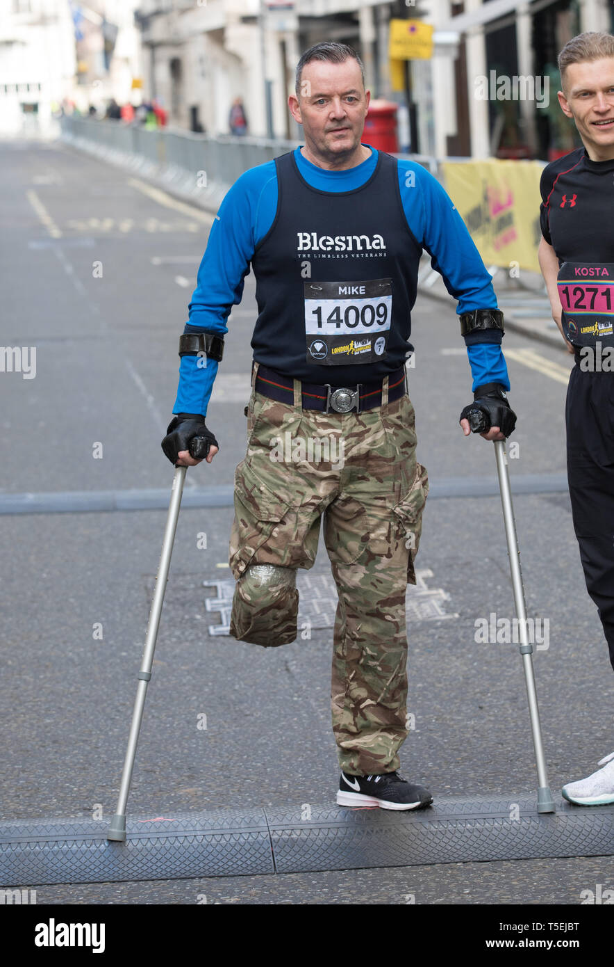 Celebrities take part in second annual half marathon in central London ...
