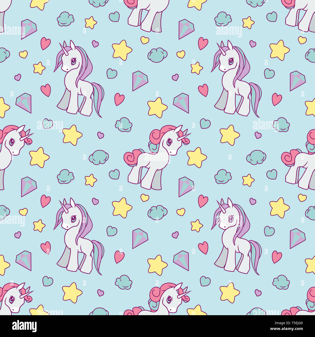 Unicorn Pattern Background