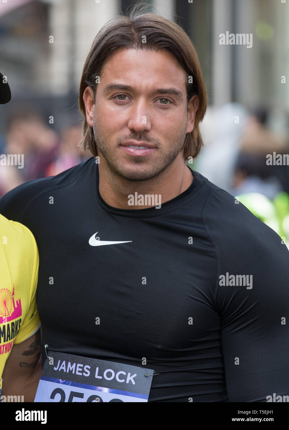Celebrities take part in second annual half marathon in central London ...