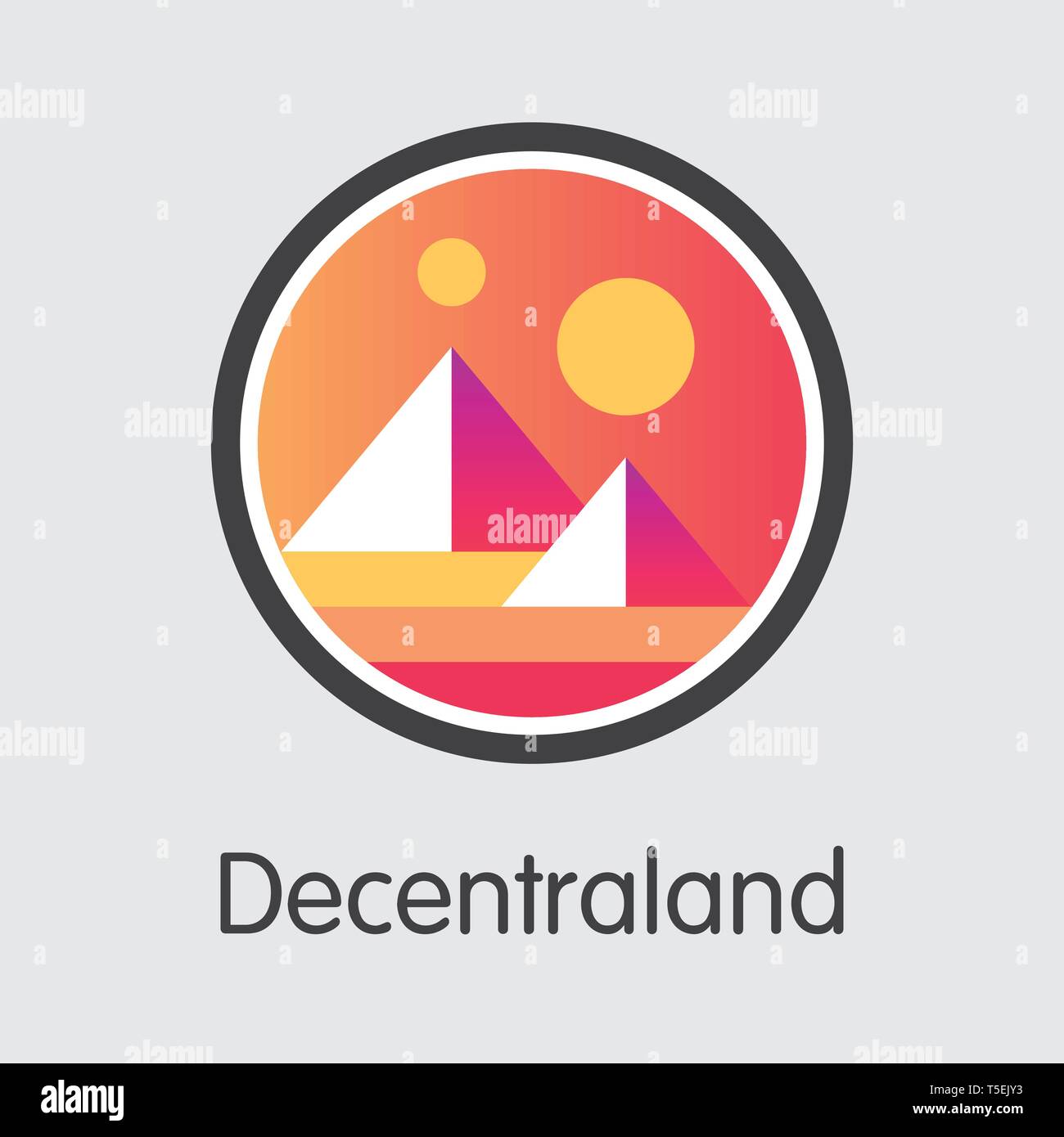 Decentraland logo Stock Vector Images - Alamy