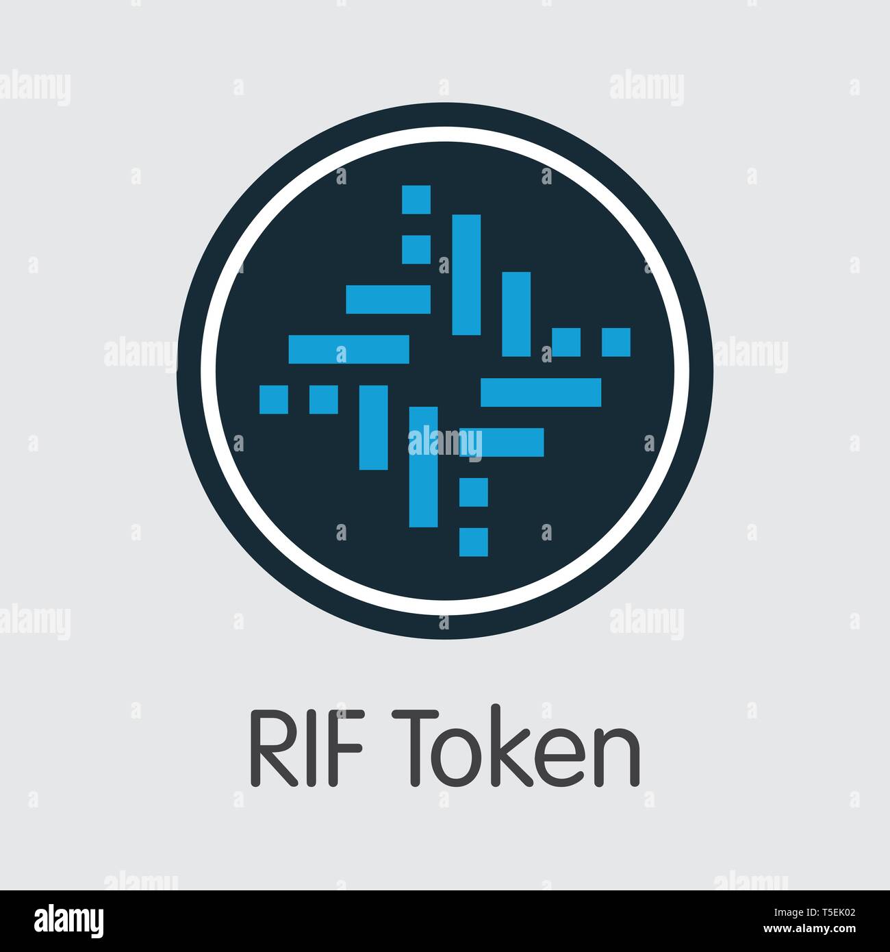 RIF - Rif Token. The Icon of Coin or Market Emblem Stock Vector Image ...
