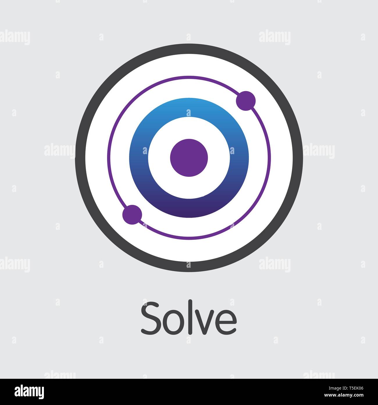 SOLVE - Solve. The Trade Logo of Coin or Market Emblem Stock Vector ...