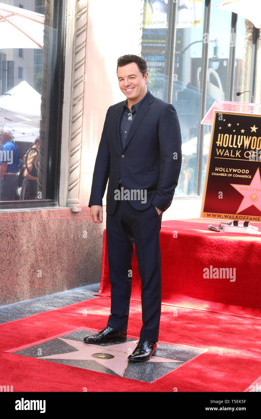 April 23, 2019 - Los Angeles, CA, USA - LOS ANGELES - APR 23: Seth ...