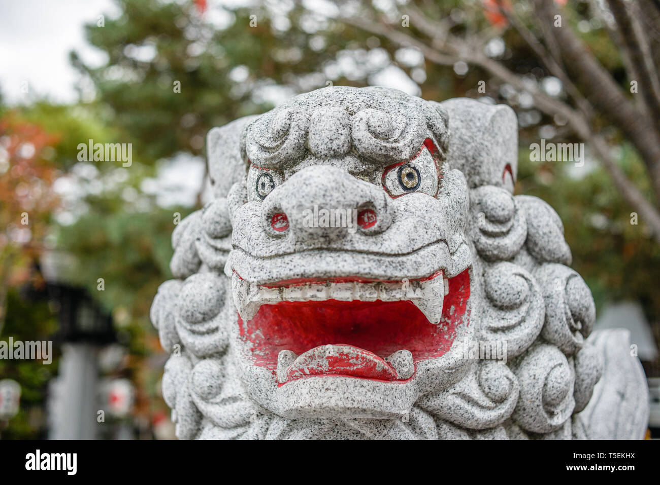 Shinto shrine in Kitami, Hokkaido, Japan Stock Photo - Alamy