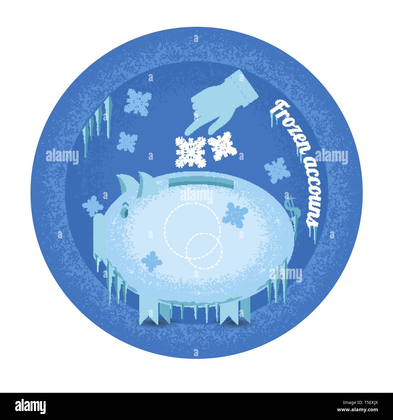 Bank accounts frozen Stock Vector Images - Alamy