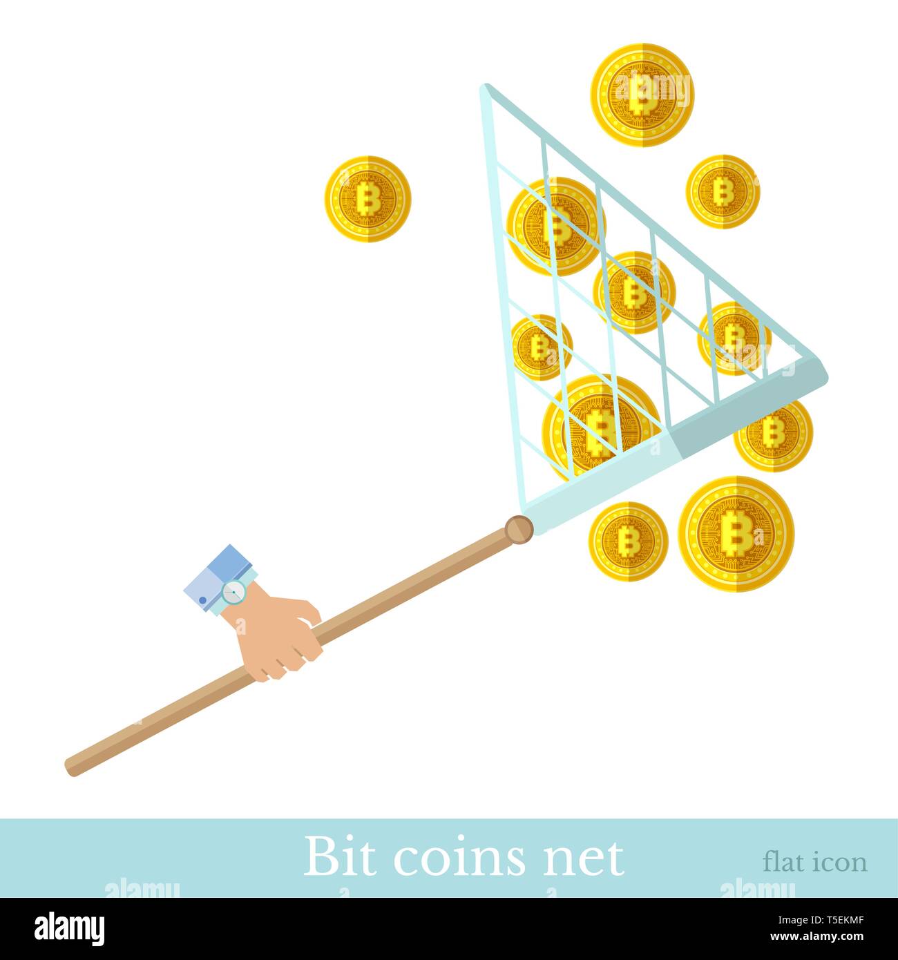 Net coins Stock Vector Images - Alamy