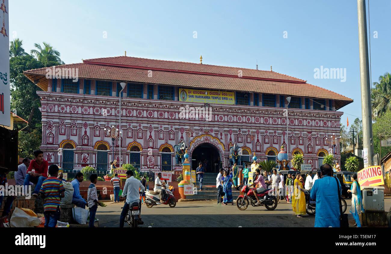 Shri marikamba temple Stock Photo - Alamy