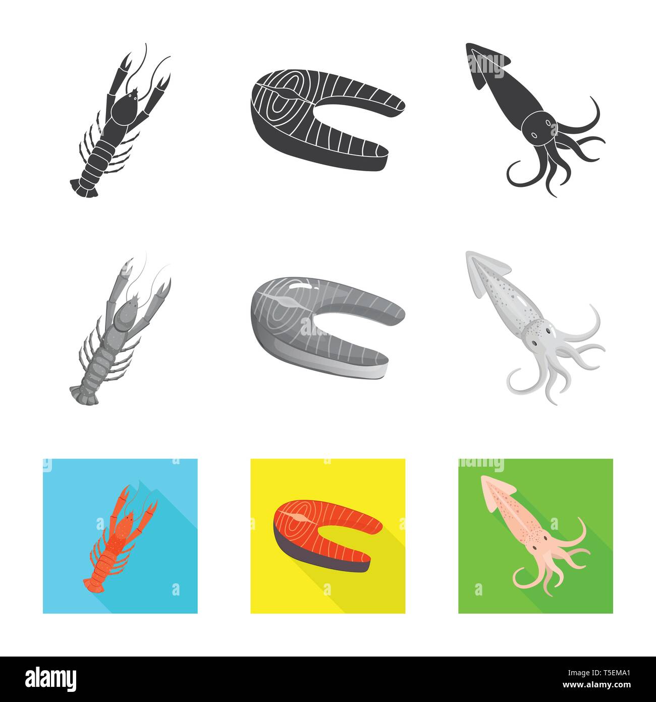 lobster,salmon,octopus,cooked,fish,squid,luxury,piece,tentacle,crayfish ...