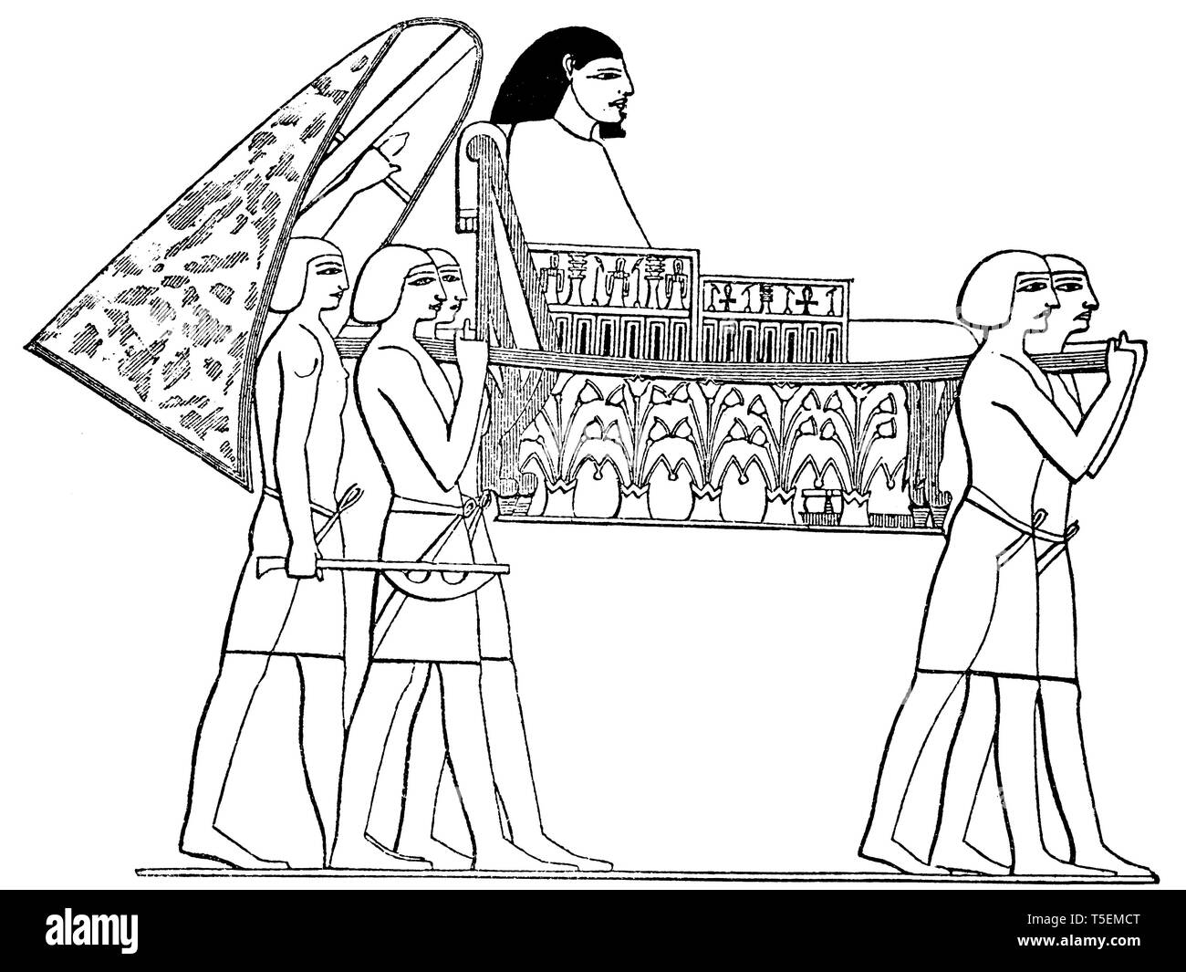 Egyptian servant Black and White Stock Photos & Images - Alamy