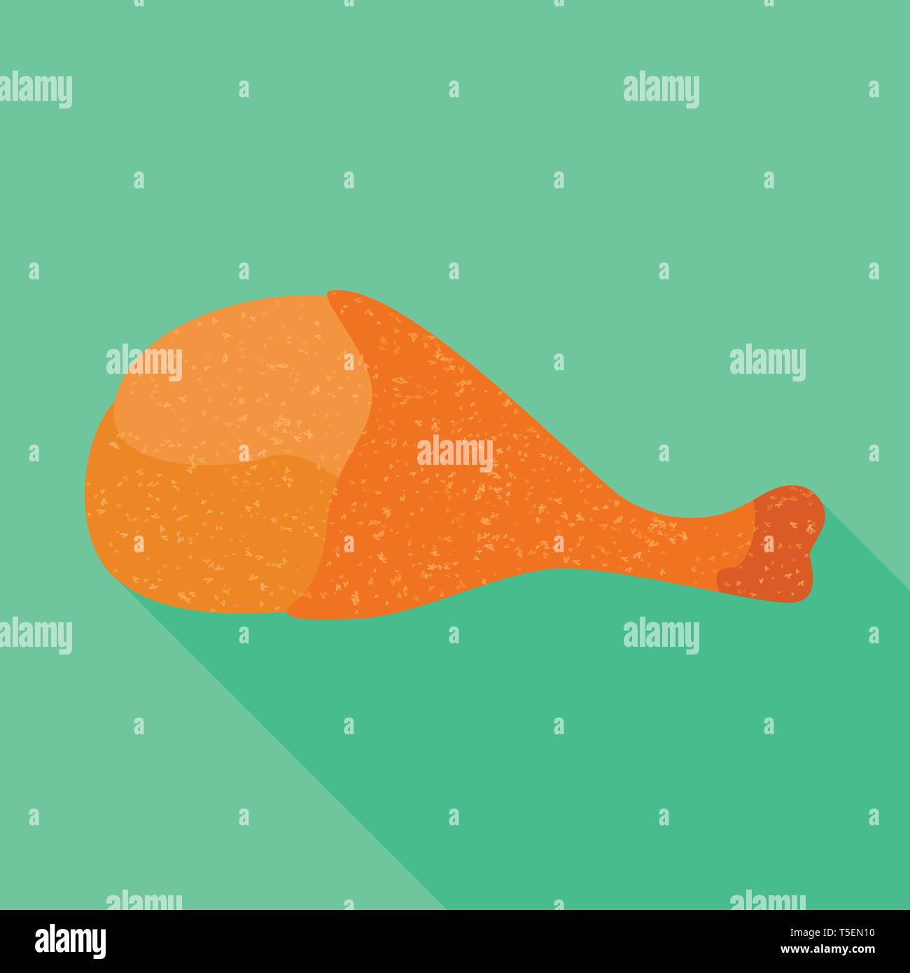 Vector design of leg and chicken logo. Set of leg and skin vector icon ...