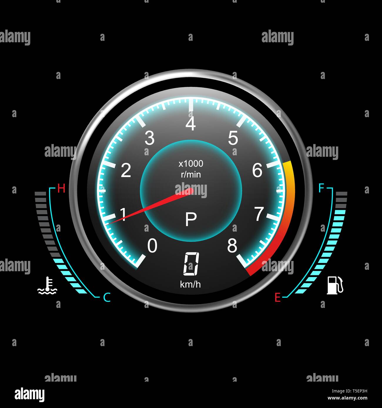 Instrument display panel Stock Vector Images - Alamy